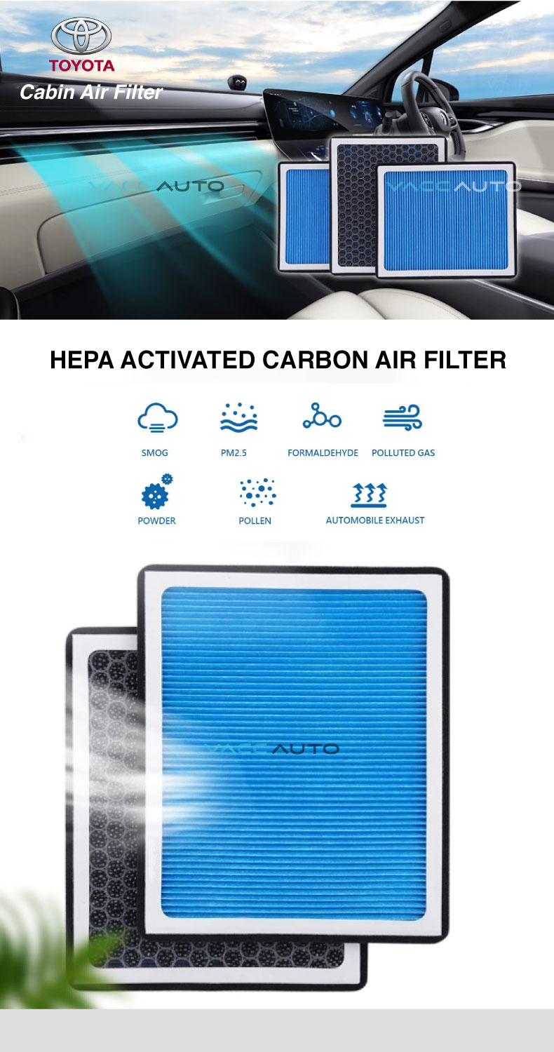 Toyota Harrier ZSU60 (2013 - 2020) ZSU60 XU60 Cabin Aircond Filter Auto ...