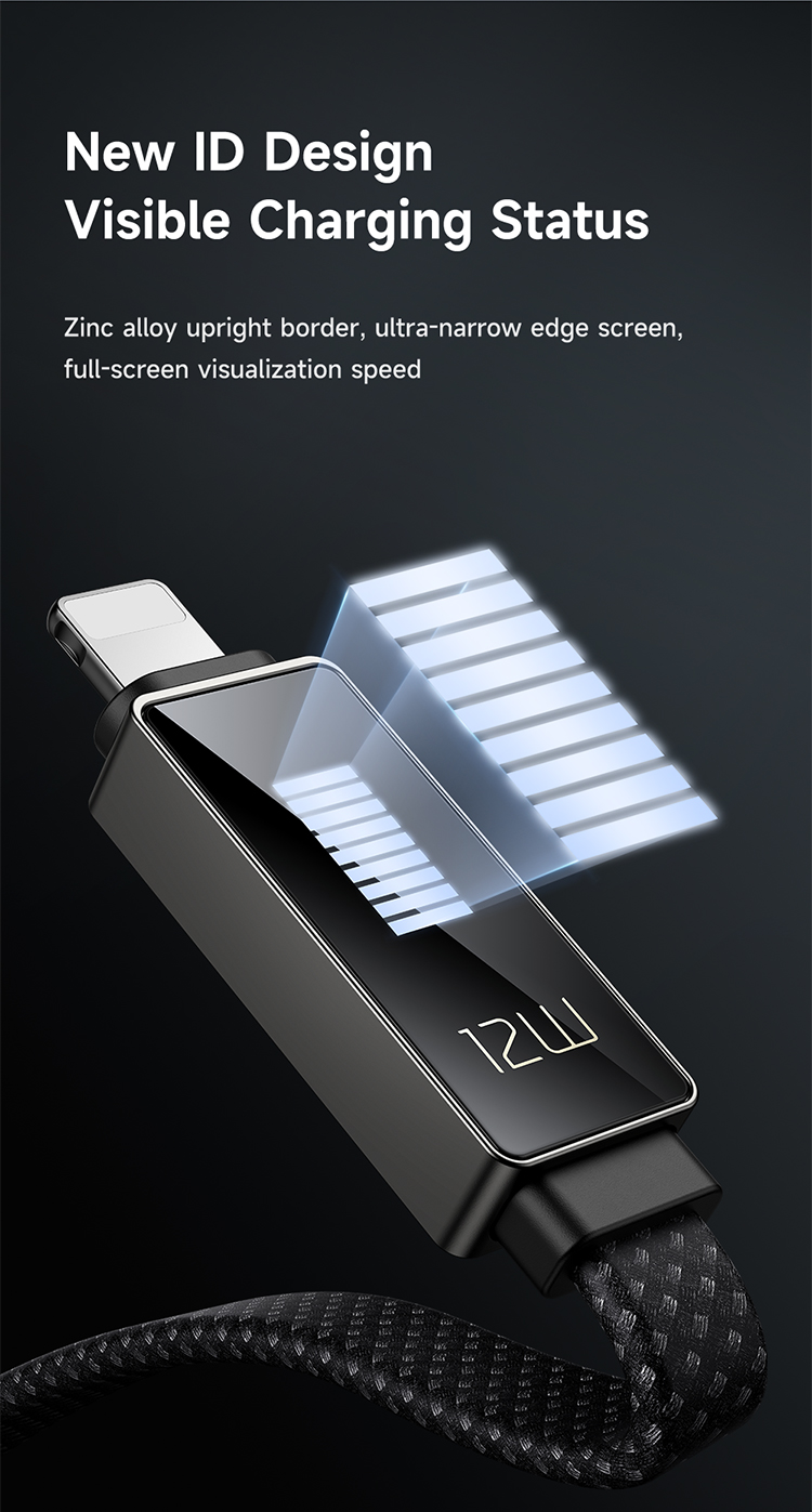 【1Yr Warranty】 MCDODO LED Display Type-C 6A Data Cable LED Rhythm ...
