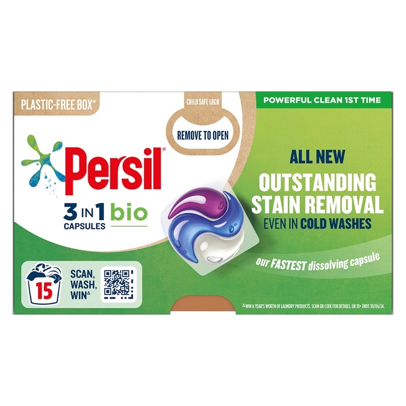 Persil 3in1 Washing Beads/Pods 15 pcs pack [Made in UK] | Shopee Malaysia