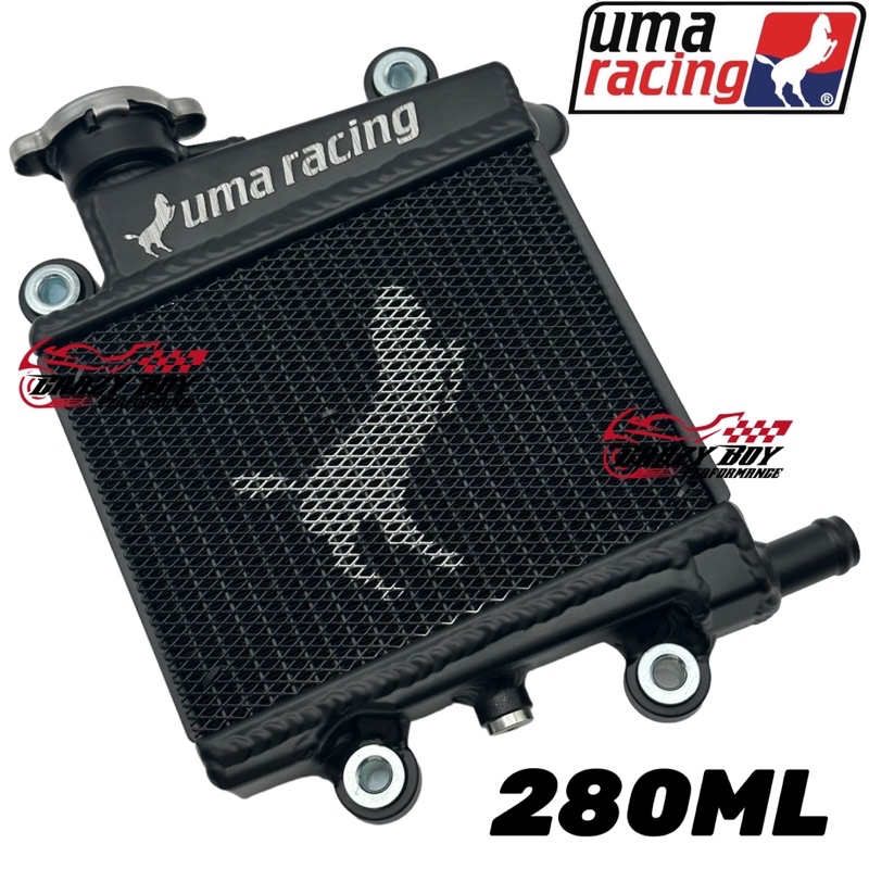 UMA RACING BIG RADIATOR NVX V2/NMAX V2 280ML🔥NEW ITEM🔥PLUG AND PLAY BIG ...