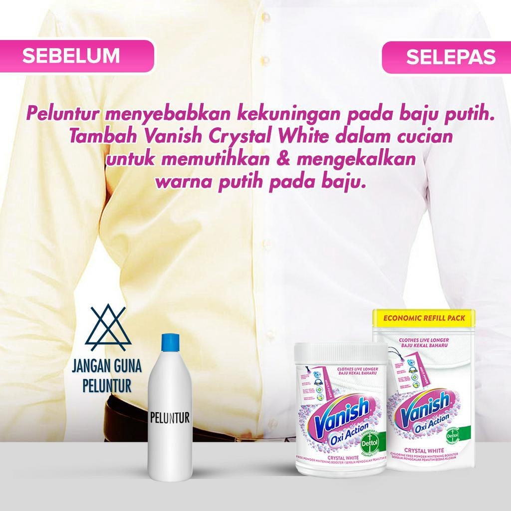 Vanish Fabric Stain Remover Powder Tub 900g | Shopee Malaysia