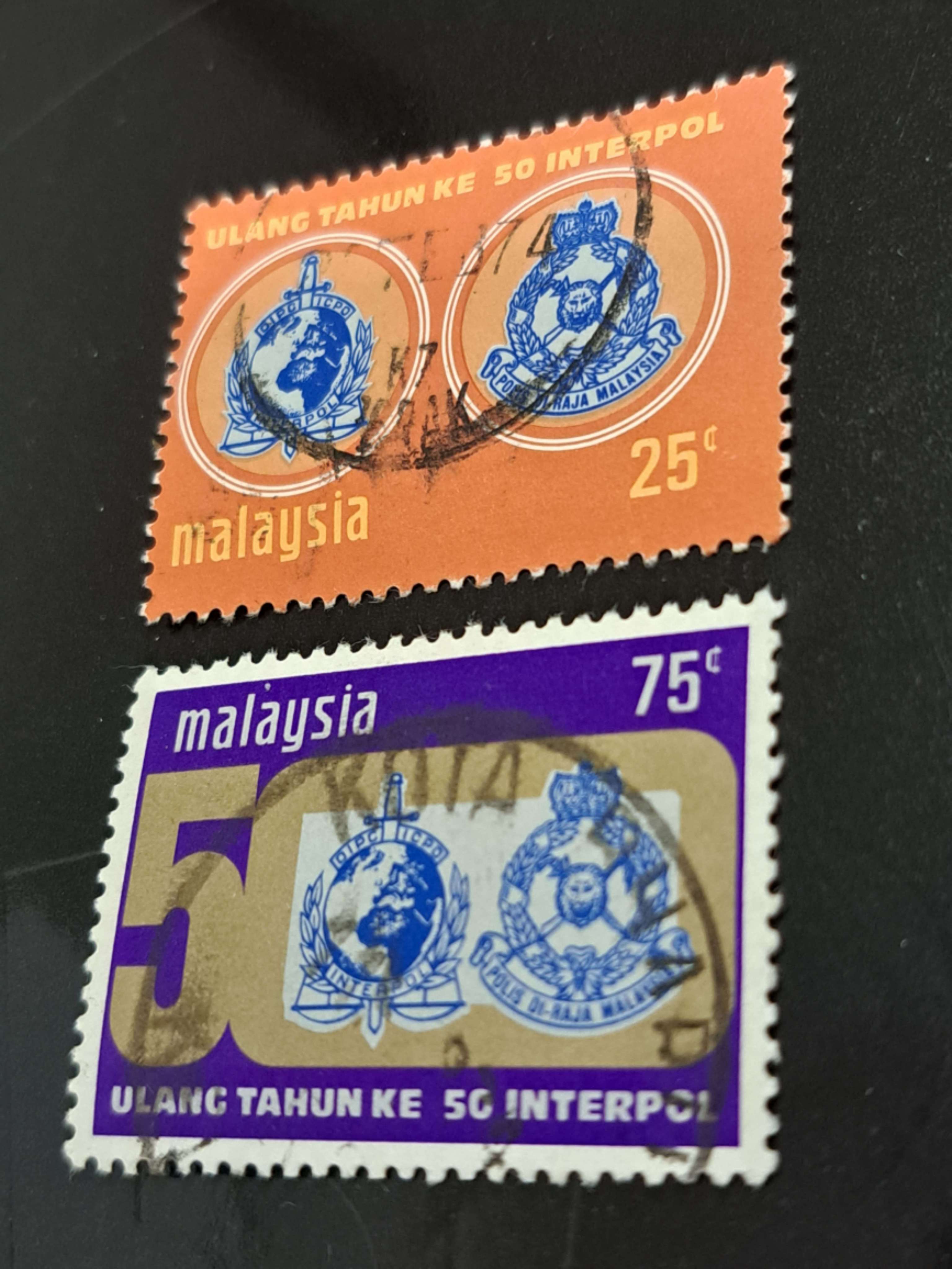 1973 Malaysia Setem Stamps 50th Anniversary of The International ...