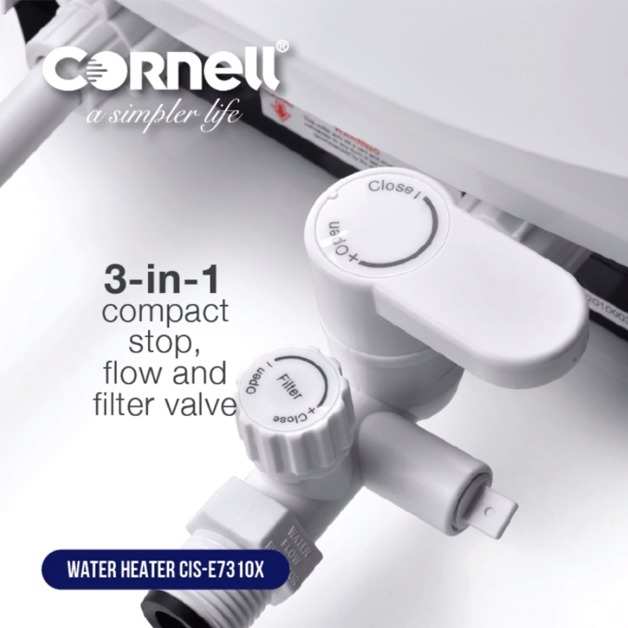 Cornell Instant Shower Heater (NO PUMP) | CIS-E7310X (Water Heater Home Shower Air Panas Mandi ...