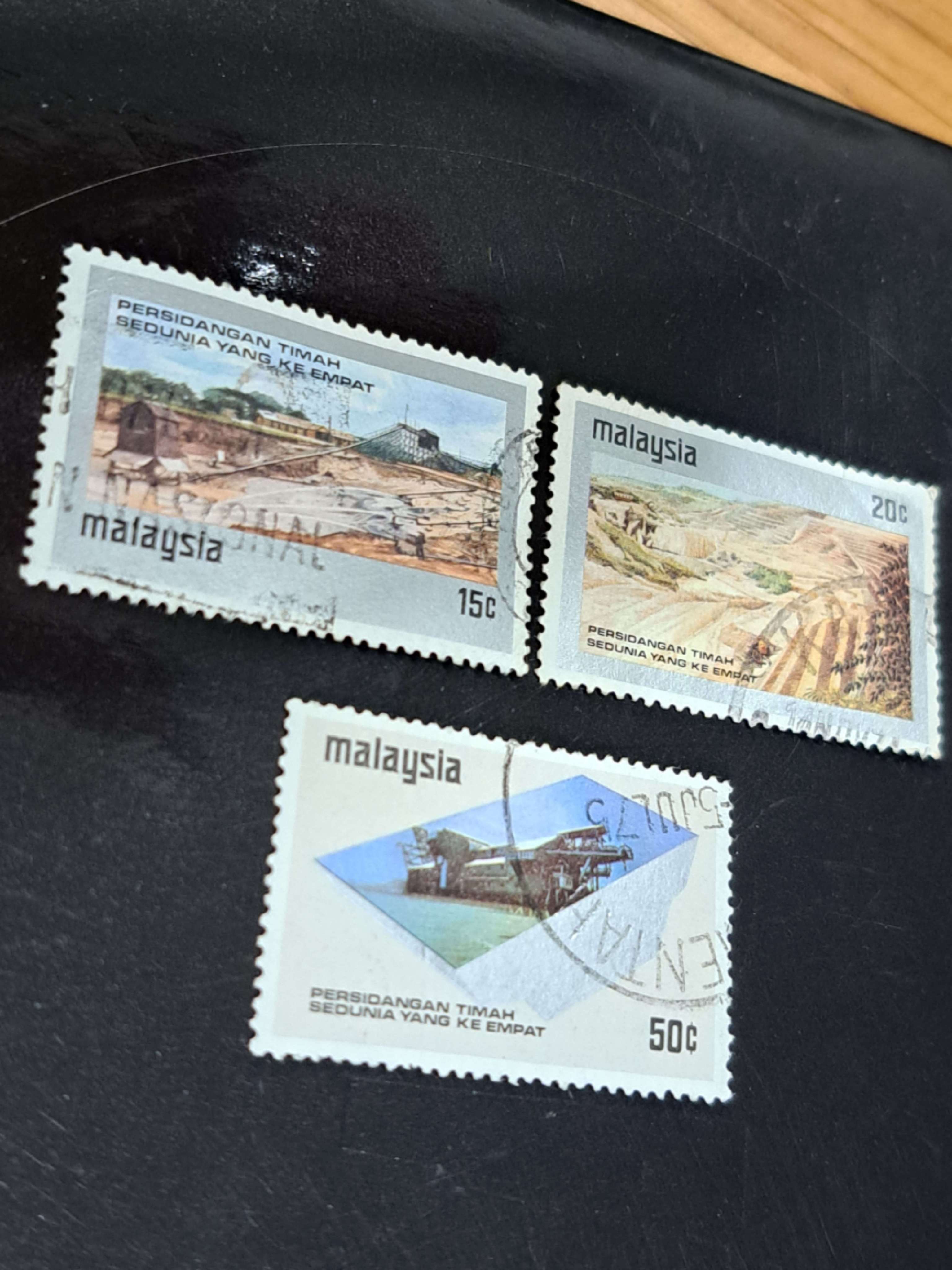 1974 Malaysia Setem Persidangan Timah Sedunia Yg Ke-4 Stamps The 4th World Conference on Tin in ...