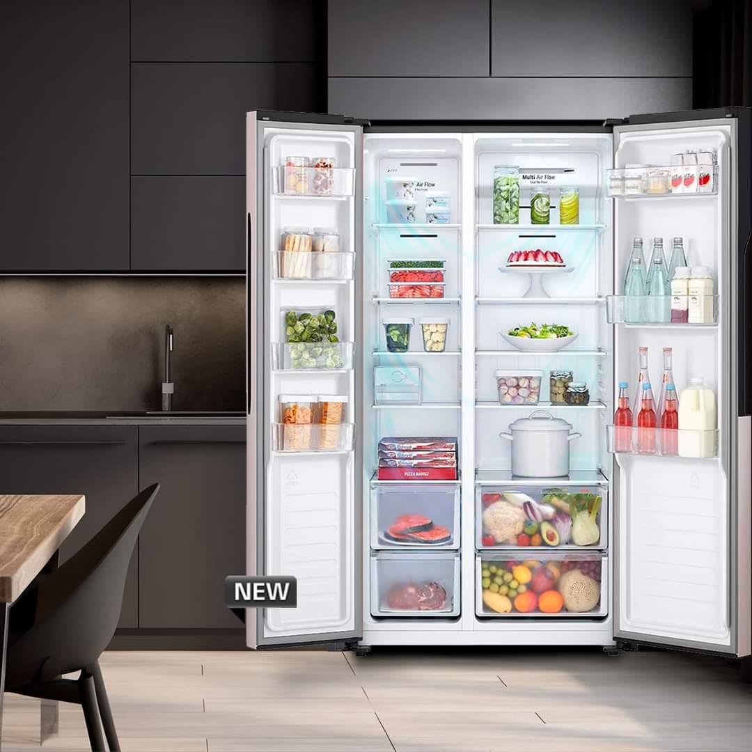 LG Inverter Side By Side Refrigerator 508L GC-B507PQAM | Shopee Malaysia