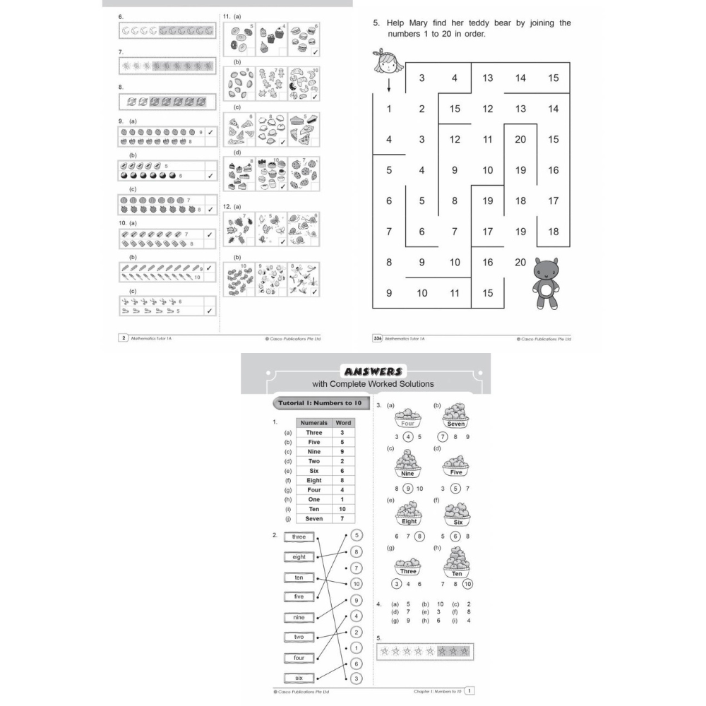 CASCO Primary Maths Tutor 1A / 1B- Revised Edition 2021 | Shopee Malaysia