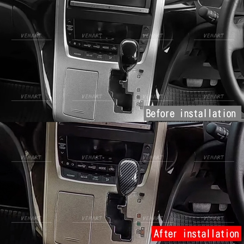 Vemart Toyota alphard vellfire anh20 car gear shift knob frame ...