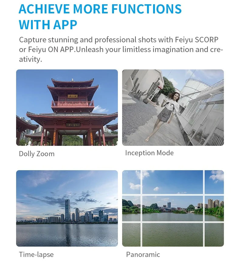 Feiyu Scorpion SCORP Mini 2 3-Axis Smart Handheld Gimbal Stabilizer for ...