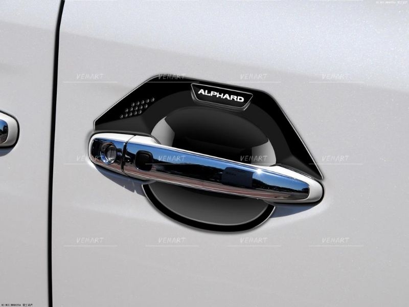 dac toyota alphard vellfire anh20 2008-2014 car door handle bowl cover ...