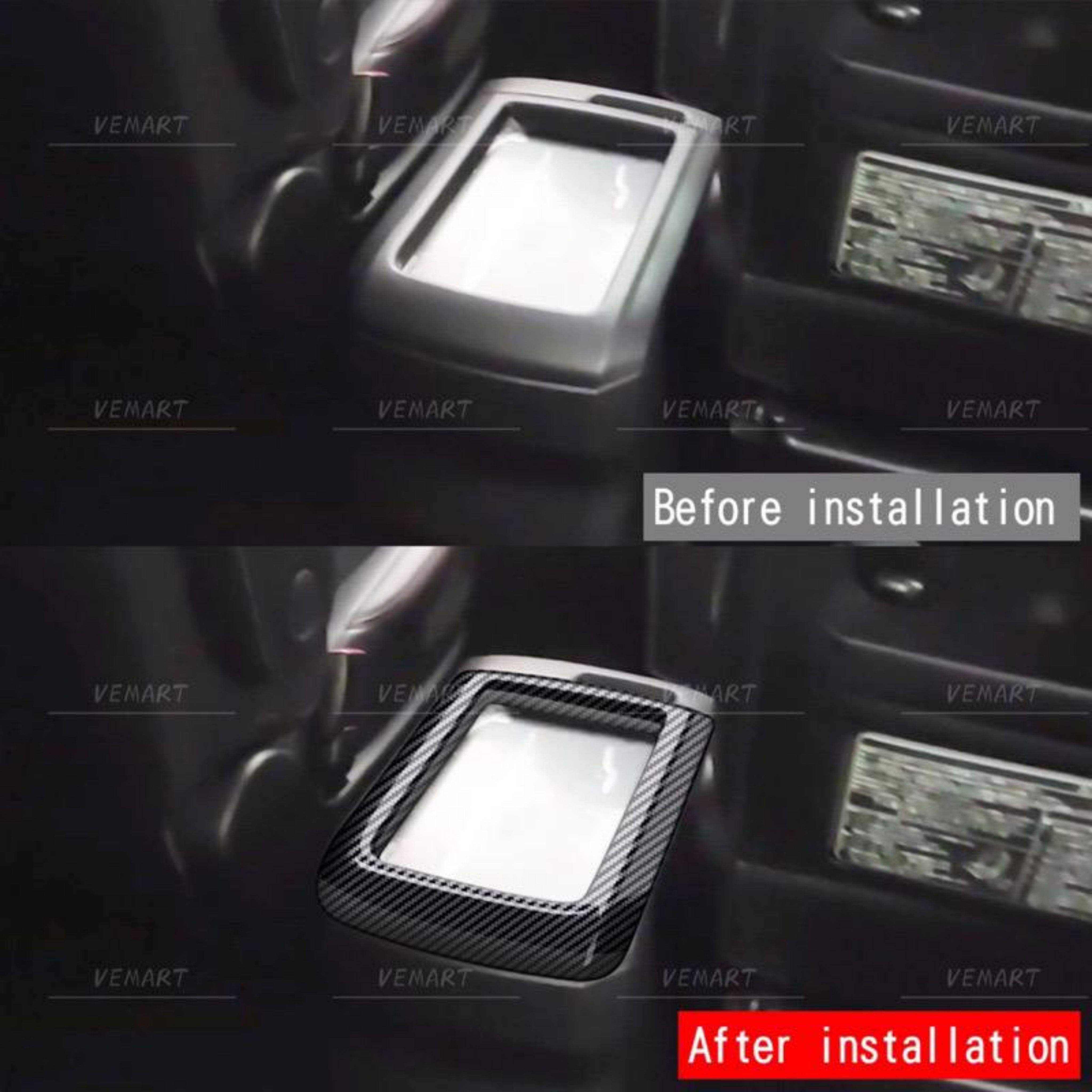 dac alphard vellfire anh20 2008-2014 car carbon fiber console box frame ...