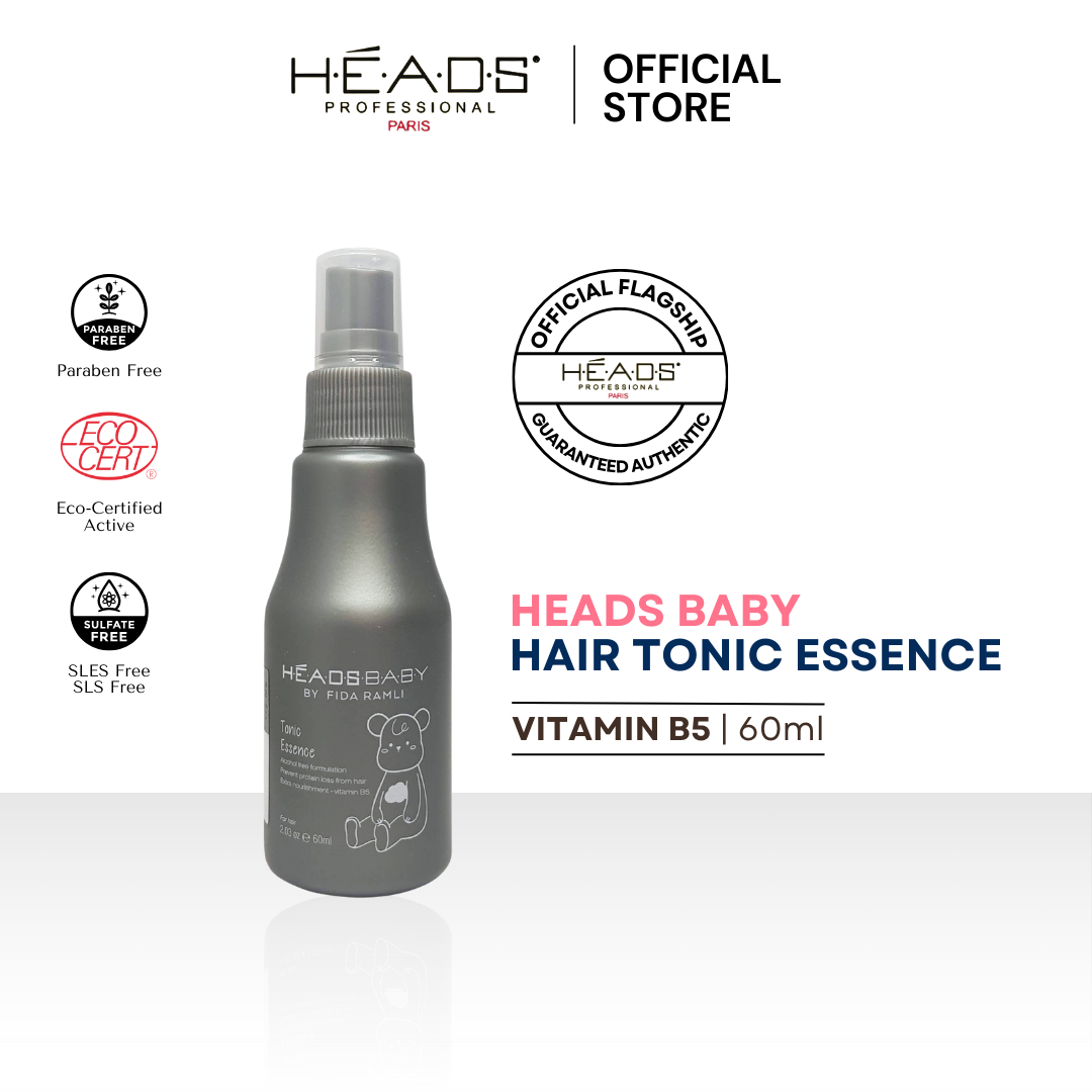 HEADS Baby Hair Tonic Essence for Anti Hair Loss Dandruff Oily Scalp ...