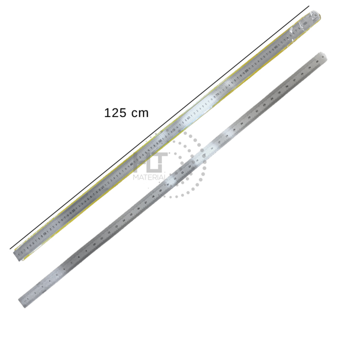 Stainless Steel Ruler / Pembaris Besi /Metal Ruler 60cm / 1m | Shopee Malaysia