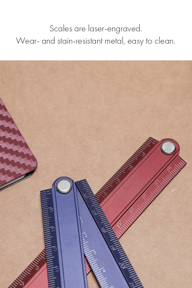 KOKUYO Urban monochrome foldable ruler 30cm WSG-CLUW30 | Shopee Malaysia