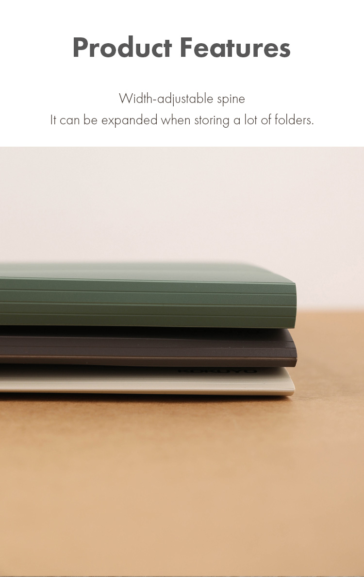 KOKUYO a little special A4 file organizer folder set file case WSG ...