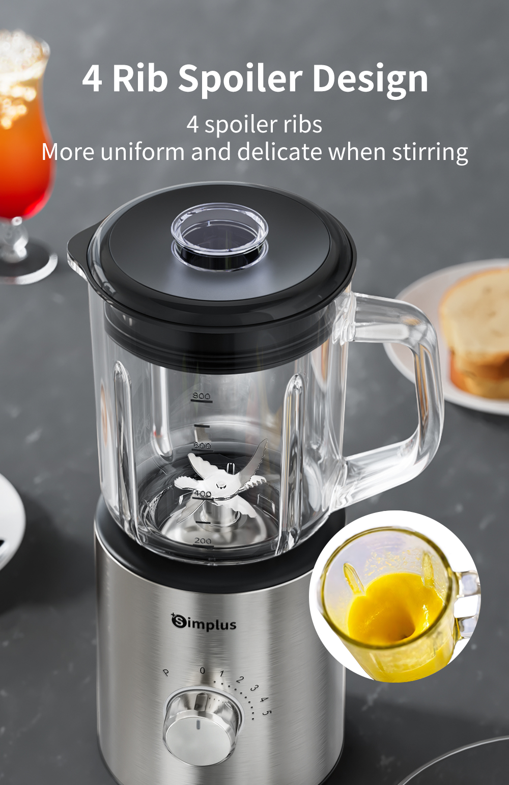 Simplus Multi-functional Ice Blender|Smoothie Maker|Baby Food Crushed ...