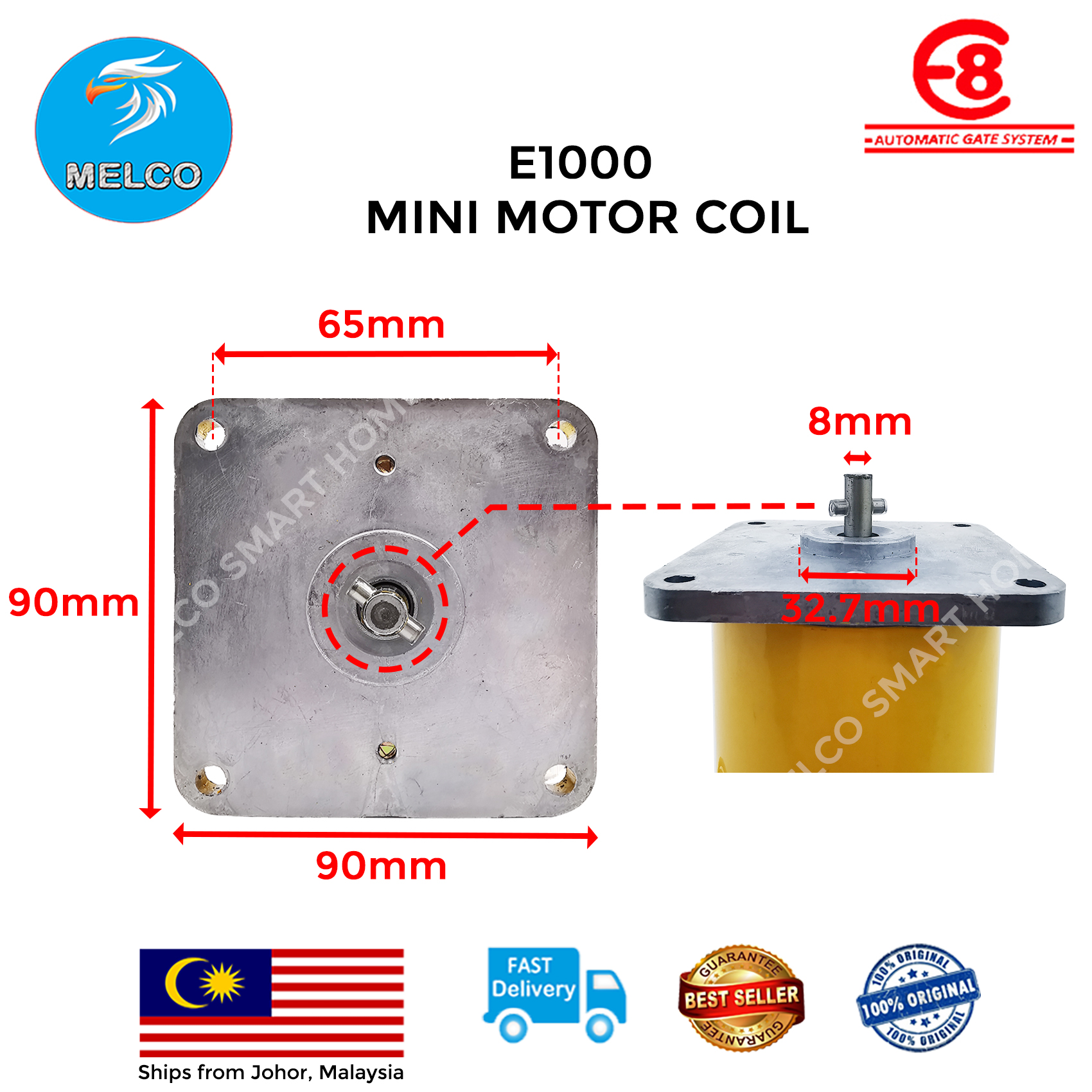 Mini motor autogate E8 E1000/E1200/E1400 DC Sliding Motor Autogate Mini ...