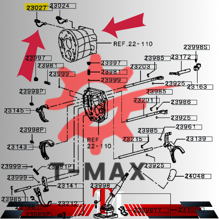 MITSUBISHI TRITON KA4, L200, Pajero GEAR BOX GEARSHIFT POSITION SWITCH ...