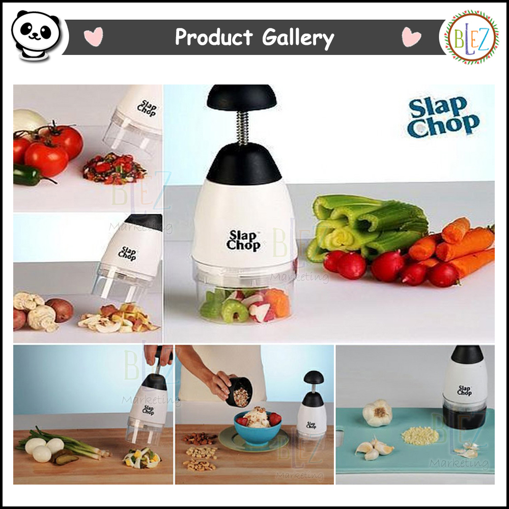 Slap Chop Food Chopper Machine Hand Chopper Cutter Mince Slice Dice ...