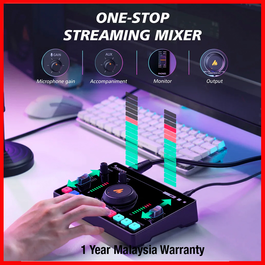 Maona AMC2 / C2 live stream mixer | Shopee Malaysia