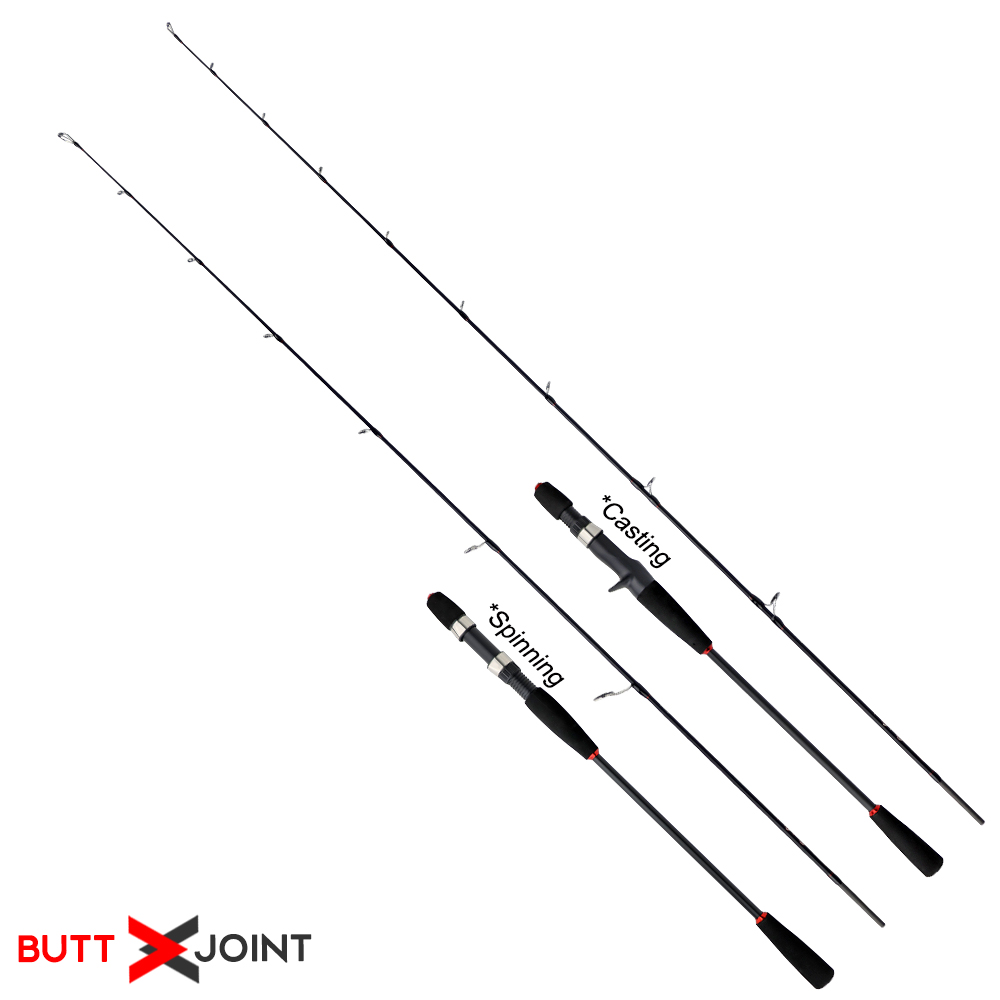 (6'0ft-6'3ft) Tomman Black Ghost Light Jigging Spinning / Casting ...