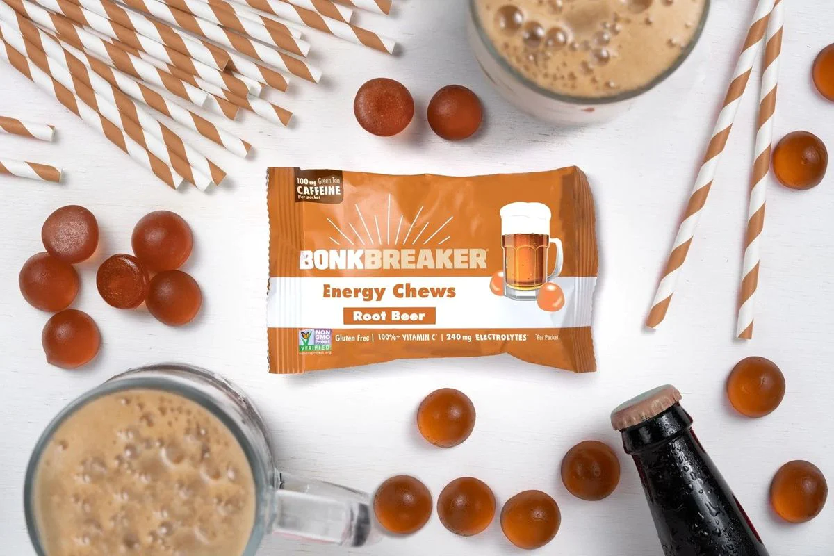 BONK BREAKER ENERGY CHEWS ROOT BEER ENDURANCE IRONMAN MARATHON ...