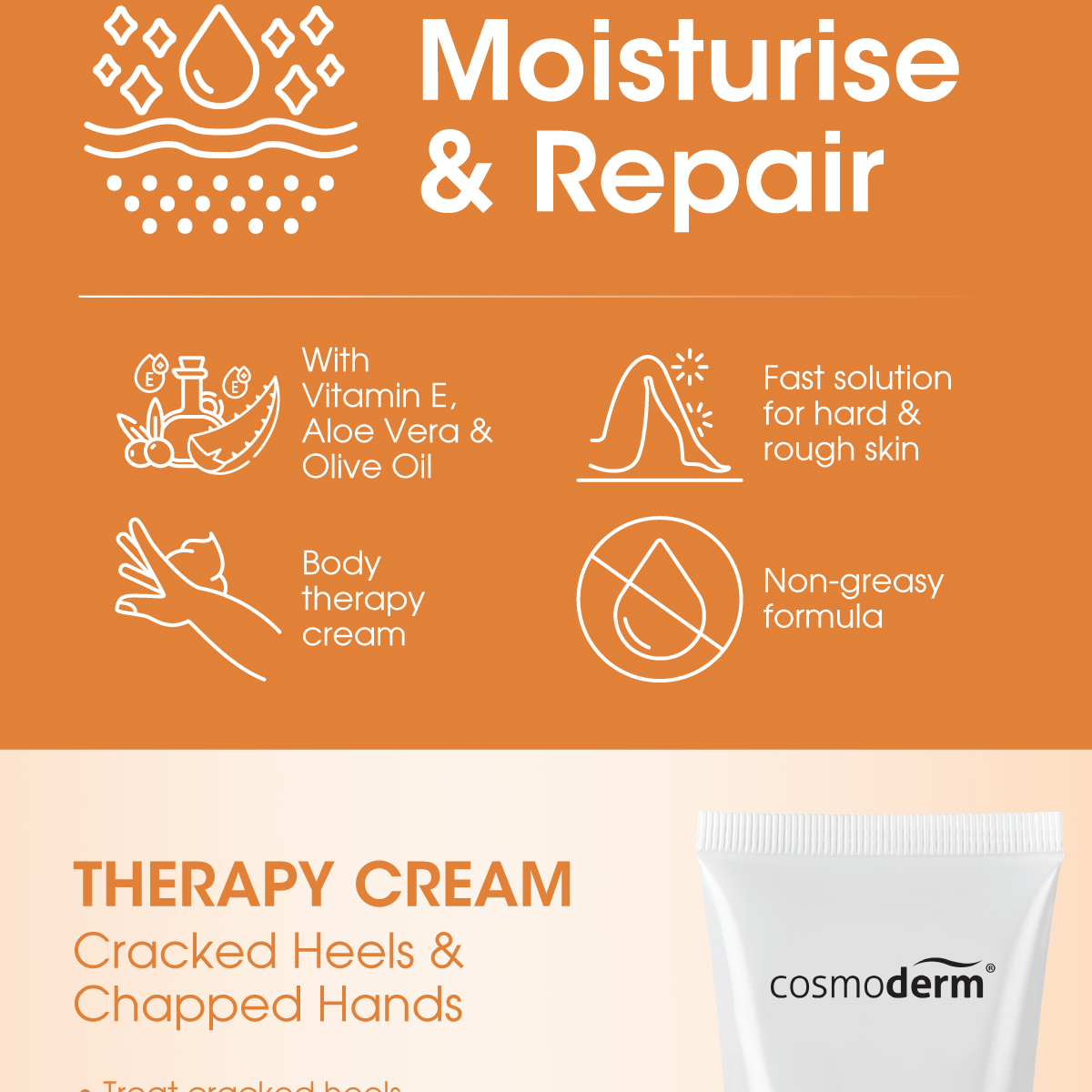 Cosmoderm Advanced Moisture Therapy Cream (60ml) | Shopee Malaysia