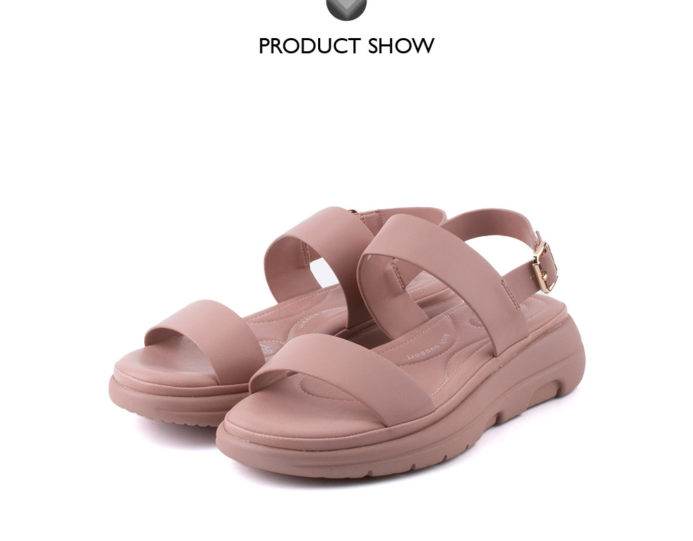 LARRIE Sandal Perempuan Pink Buckle Strap Sandals - L82307-CV01SV-26 ...