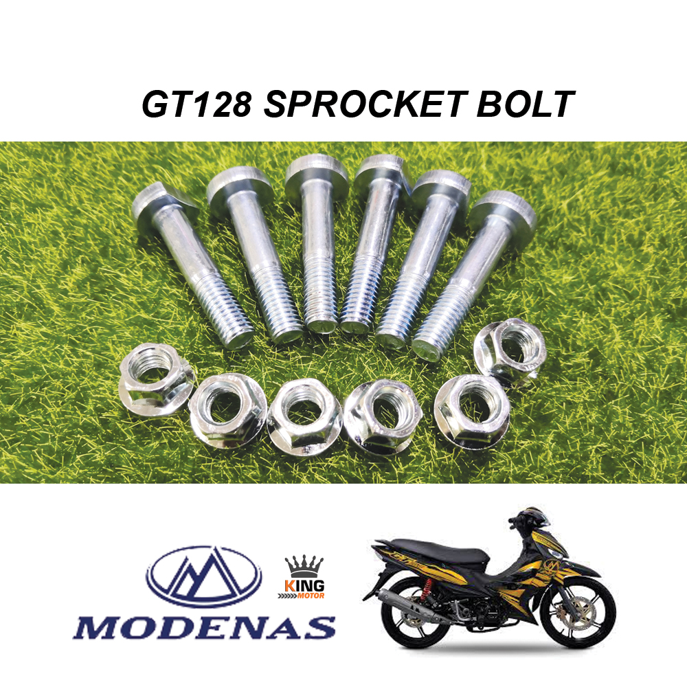 MODENAS GT128 SPROCKET BOLT SET | Shopee Malaysia