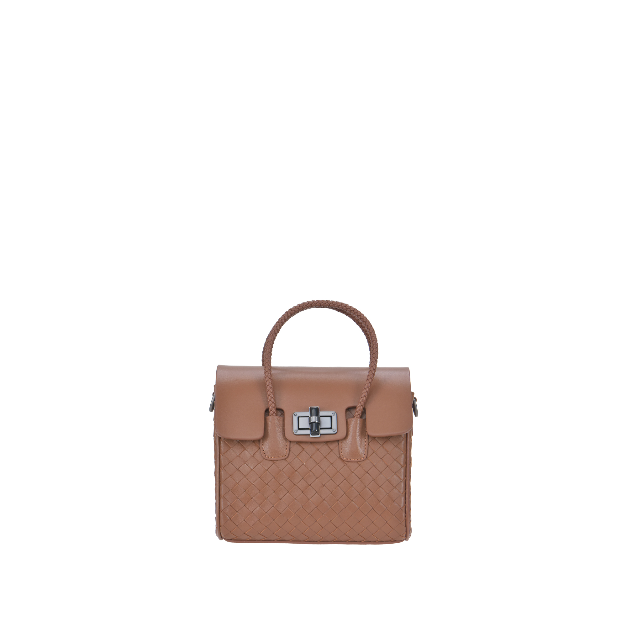 ESFOLAR Genuine Leather Lamb Skin Braided Leather Mini Crossbody Sling ...