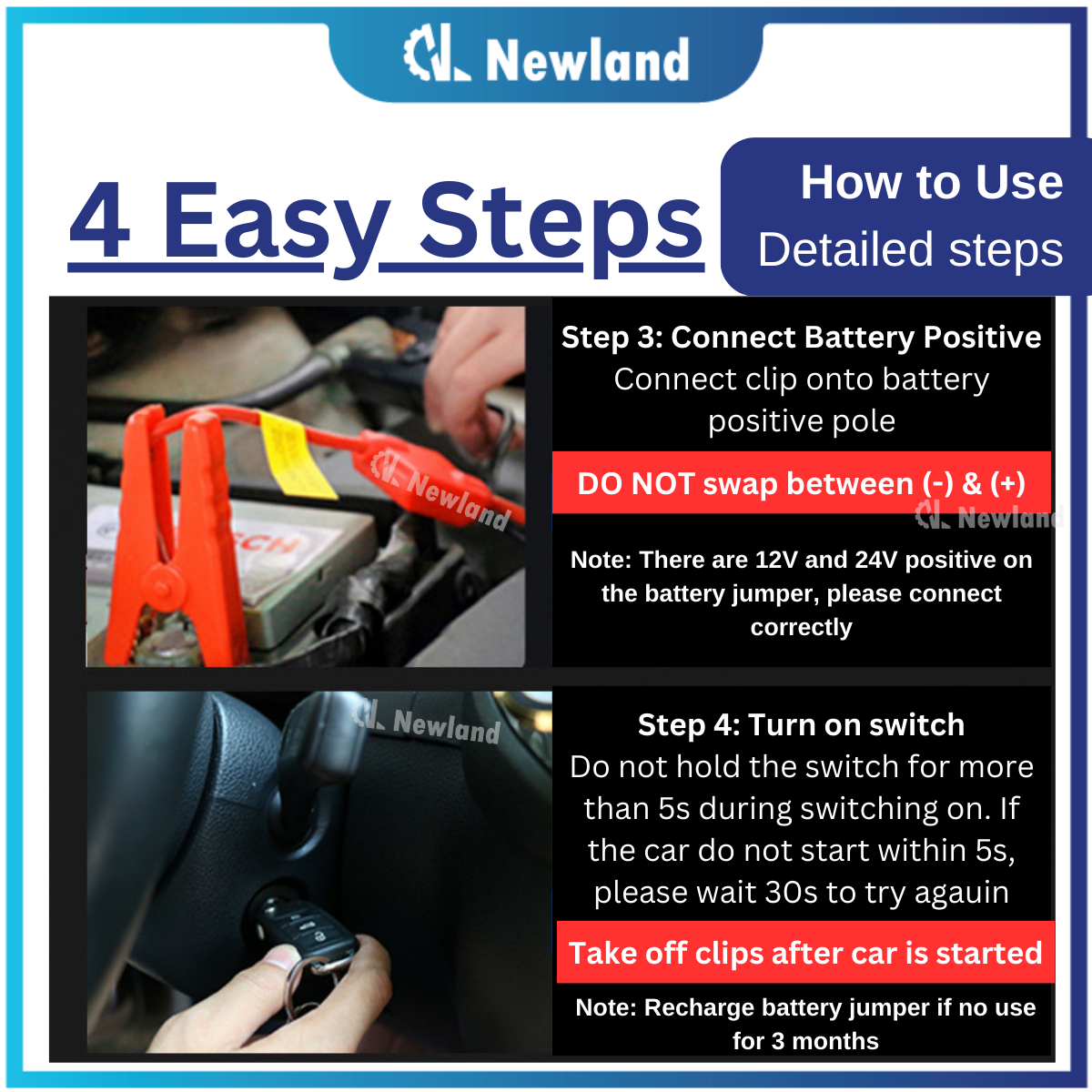 Battery Jumper / Battery Jump Start Heavy Duty / Jump Starter / Jumper ...
