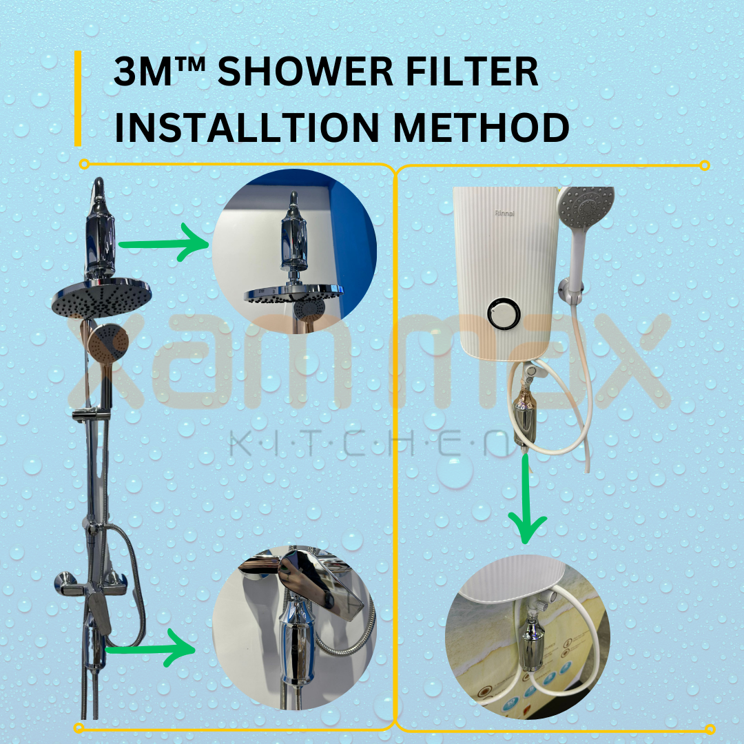 3M™ Shower Filter / Shower System Water Filter / 3M Water Filter / Bath ...