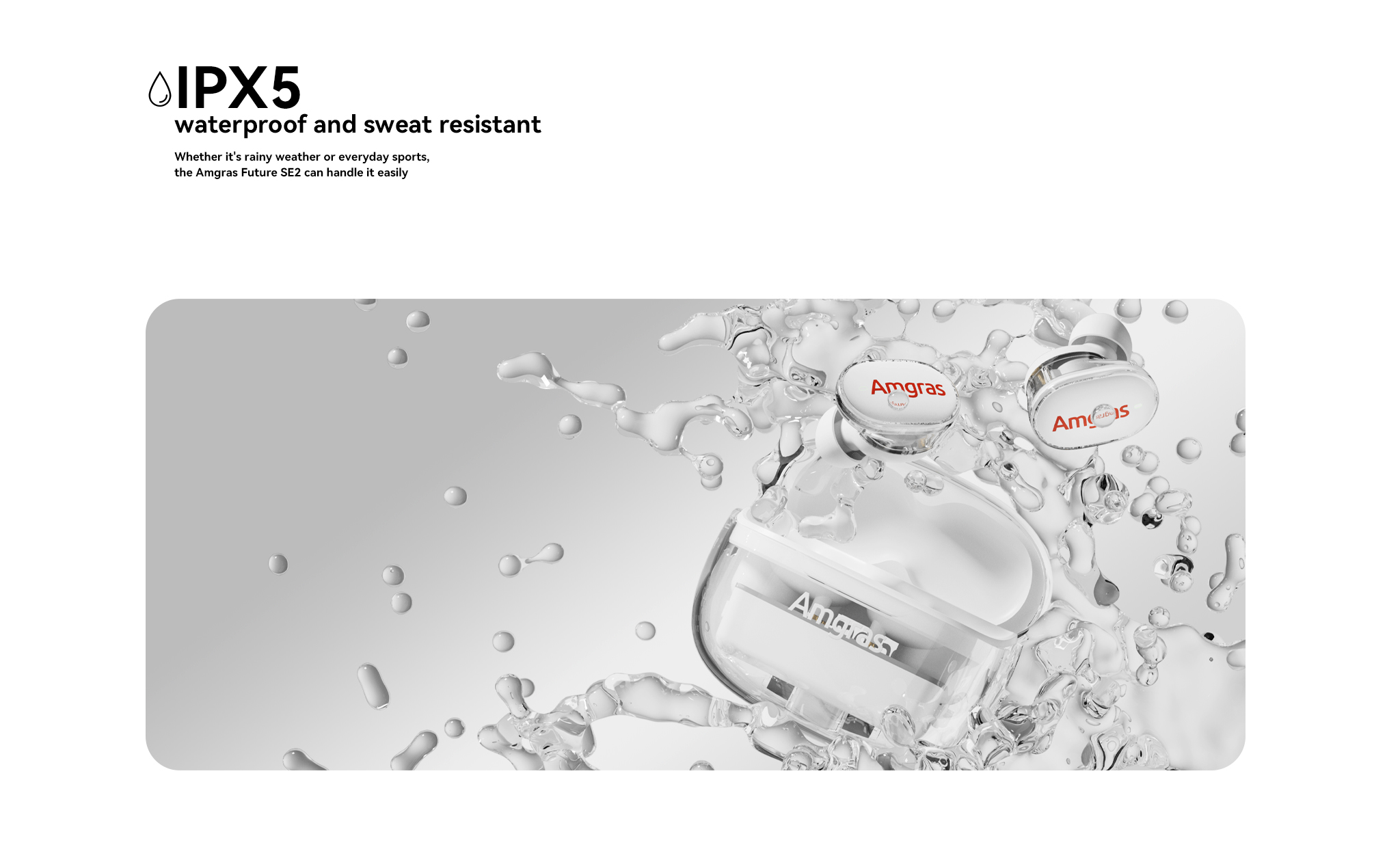 Amgras Future SE2 Transparent Wireless Earbud Gaming ENC Noise ...