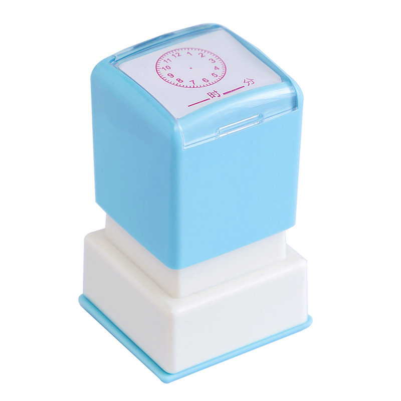 Wenbo Teacher Teaching Materials Clock Stamp Children Education Time ...