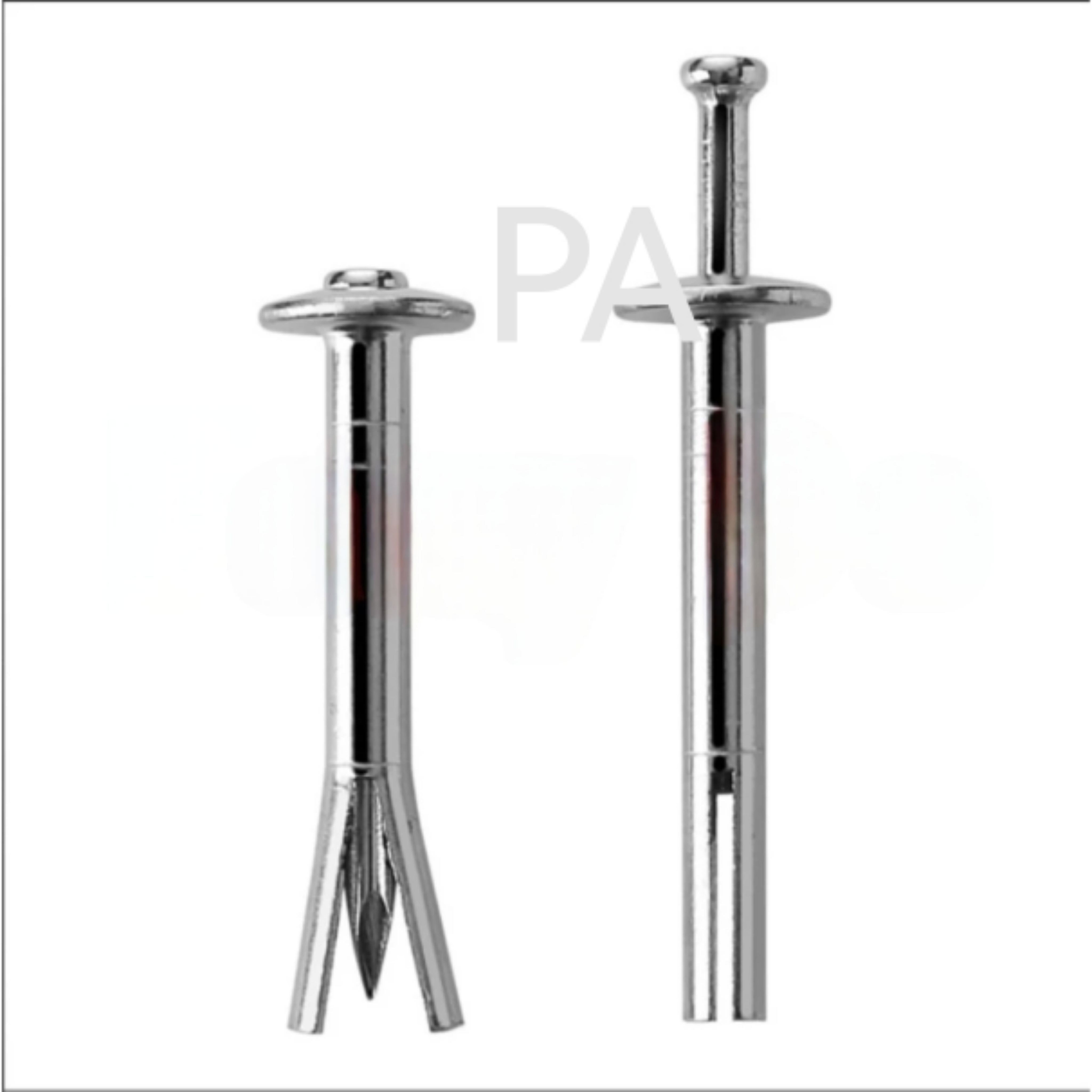 PA 💅 Hammer Drive Anchor DNA Zinc Alloy Wall Plug Paku Besi 6mm x 40mm ...