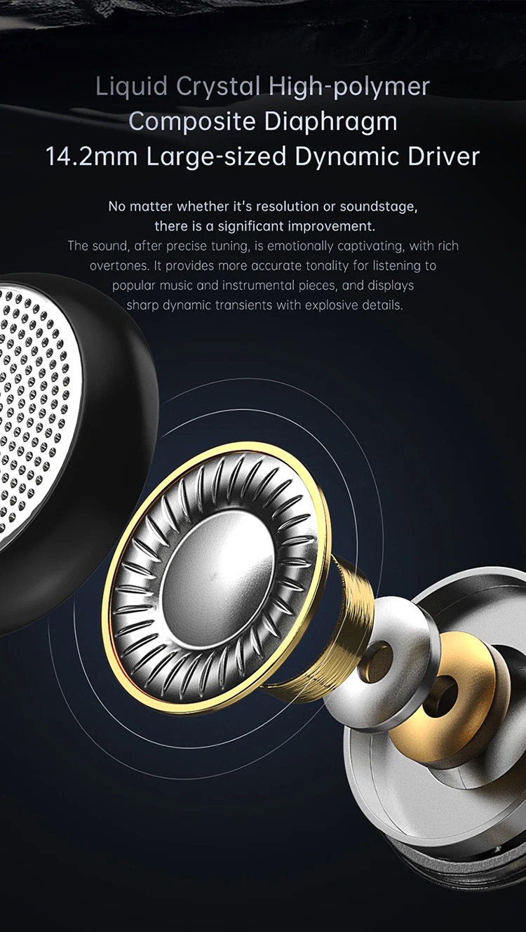 ND DTS Flathead On Ear Earphone High Performance 14.2mm Large Sized ...