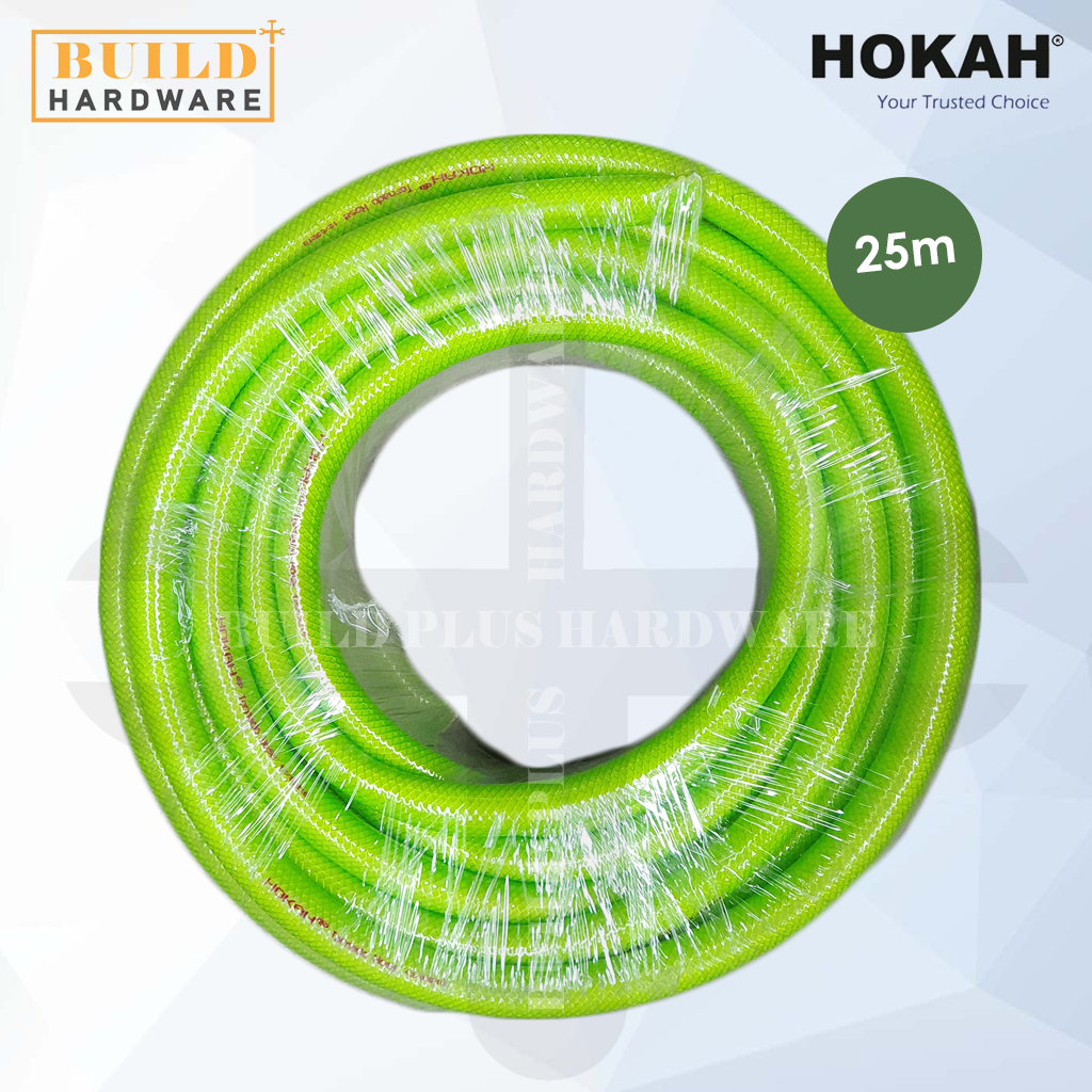 HOKAH 25M Tornado Hose - Light Green Braided 亮青浅青网喉 PVC Getah Paip ...
