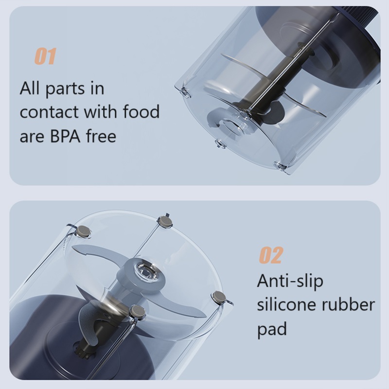 Aicook x Maidronic MD-890PRO Dual Blade 4 Bowl Electric Chopper Meat ...