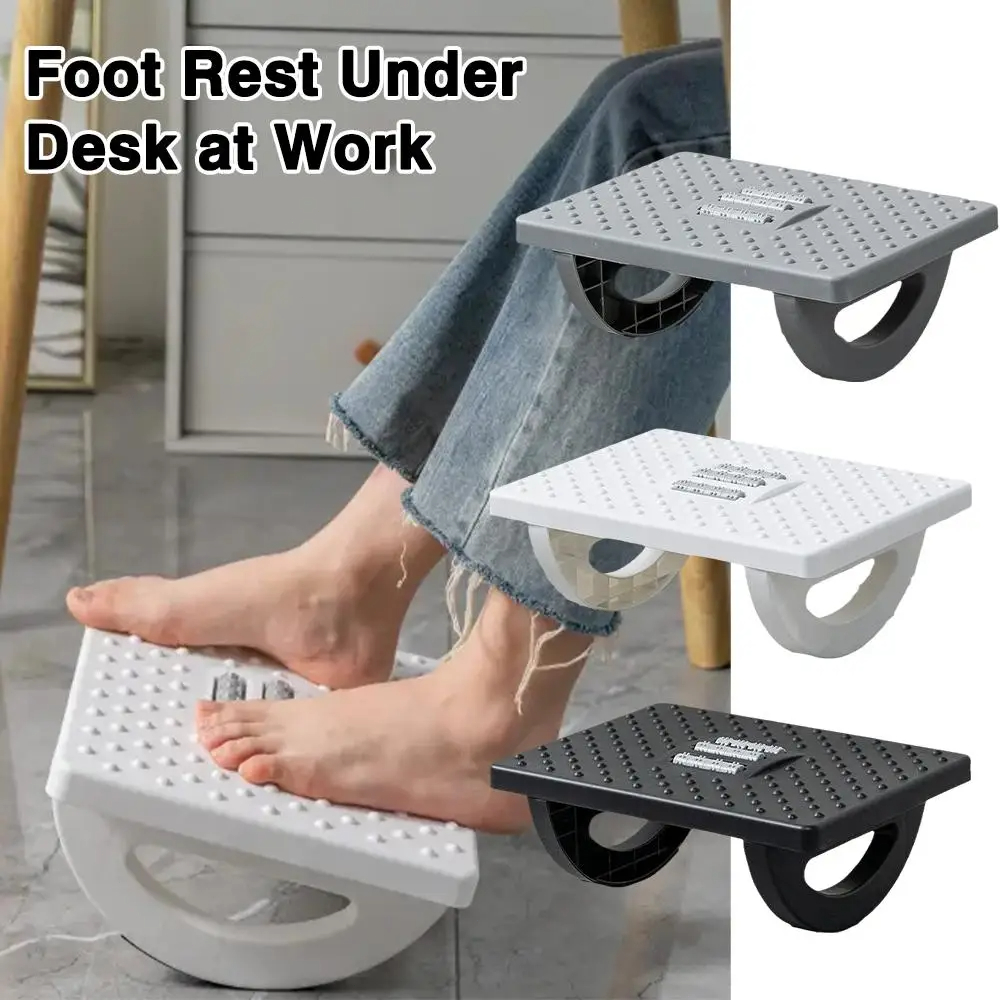 Portability Foot Rest Under Desk Footrest Ergonomic Foot Stool with ...