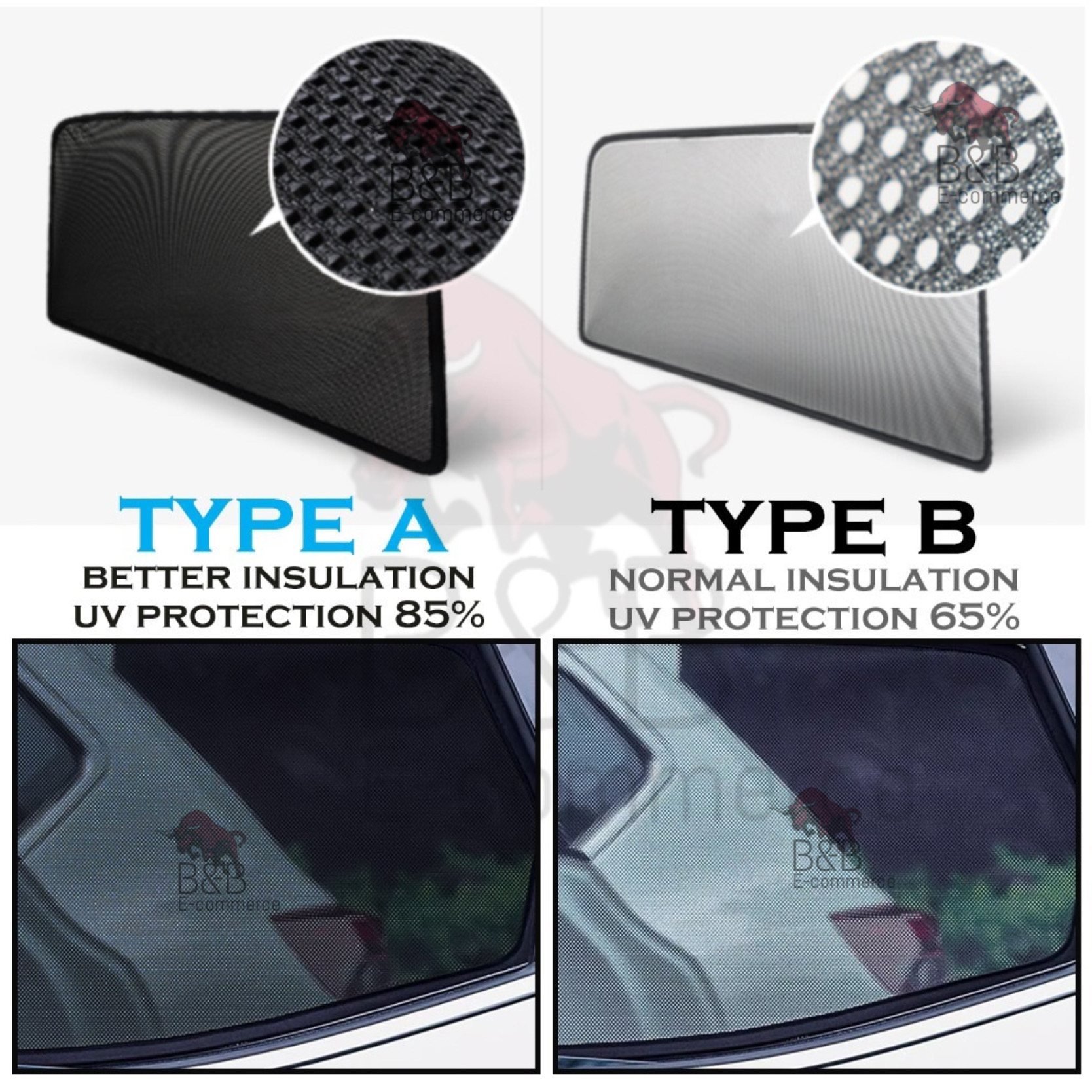 Magnetic Sunshade Veloz Cross Vios Altis Unser Avanza Fortuner Yaris ...