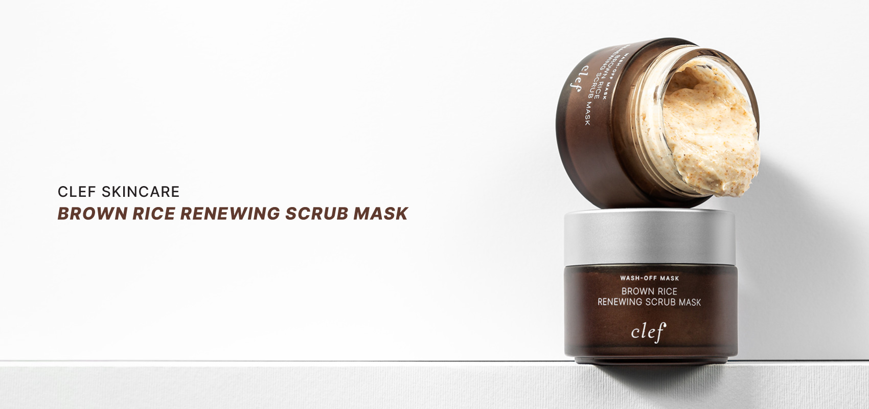 [BRIGHTENING] CLEF Brown Rice Renewing Scrub Mask 100g | Dead Skin ...