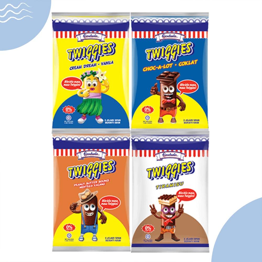 GARDENIA TWIGGIES 76G CHOC- A-LOT COKLAT / CREAM DREAM VANILA ...