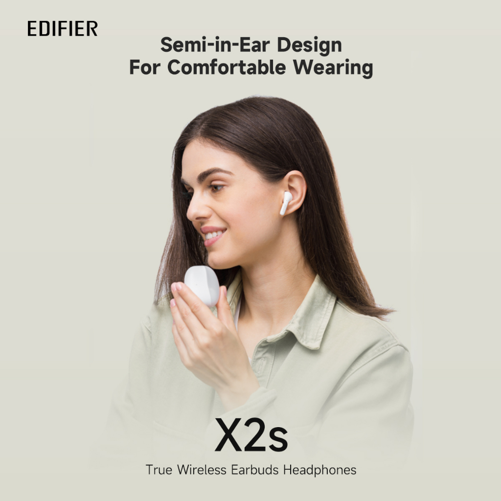 Edifier X2S Earbuds - Bluetooth V5.3 | Edifier Connect App l Built In ...