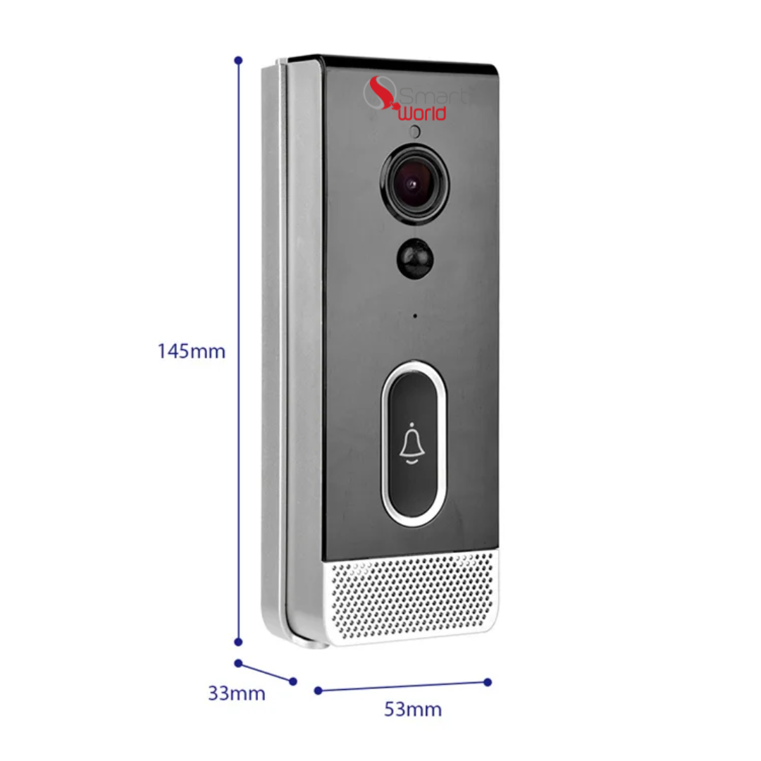TUYA SMART WORLD Video Doorbell WiFi Outdoor Door bell Waterproof IP65 ...