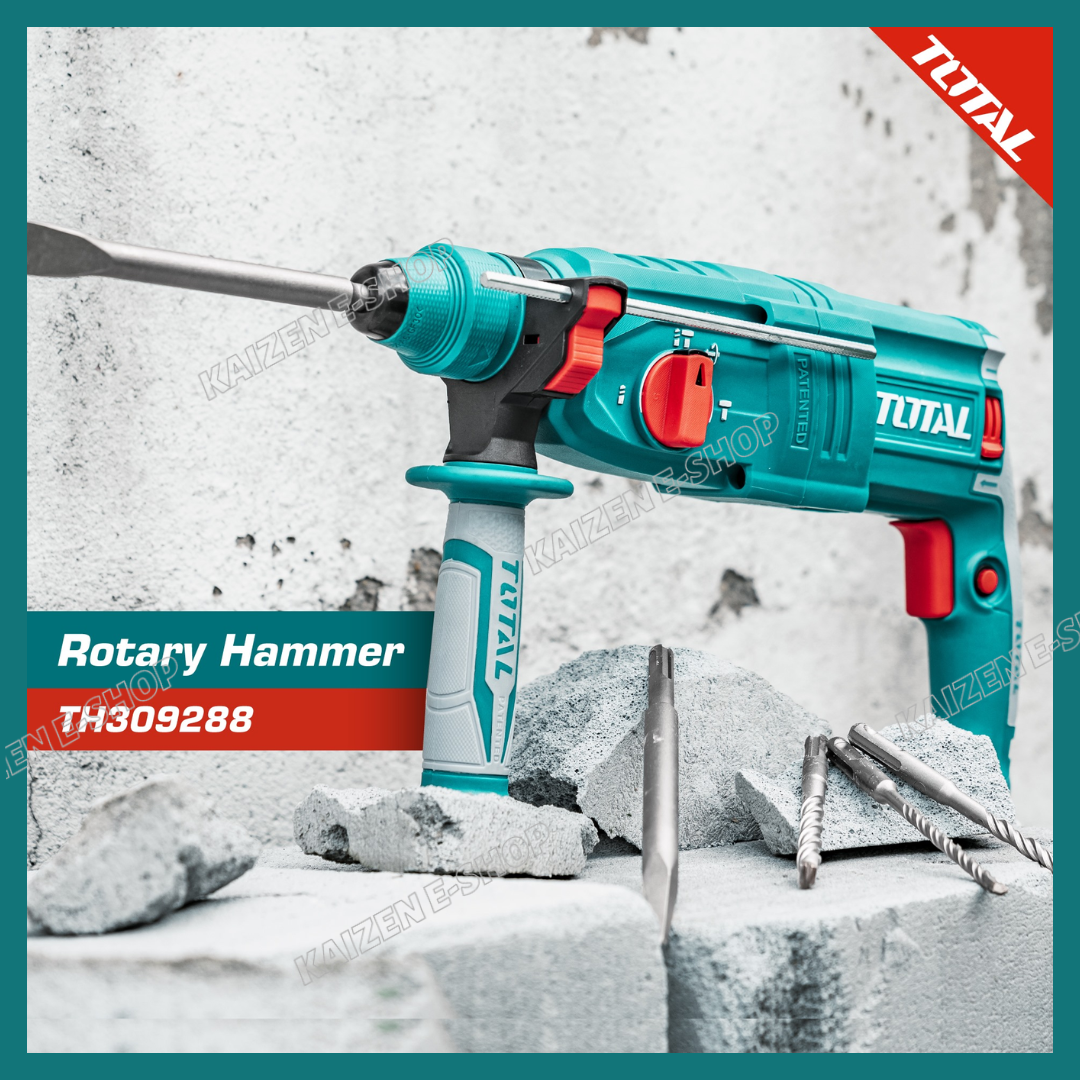 TOTAL TH309288 950W Rotary Hammer 28MM | Tukul Putar | Shopee Malaysia