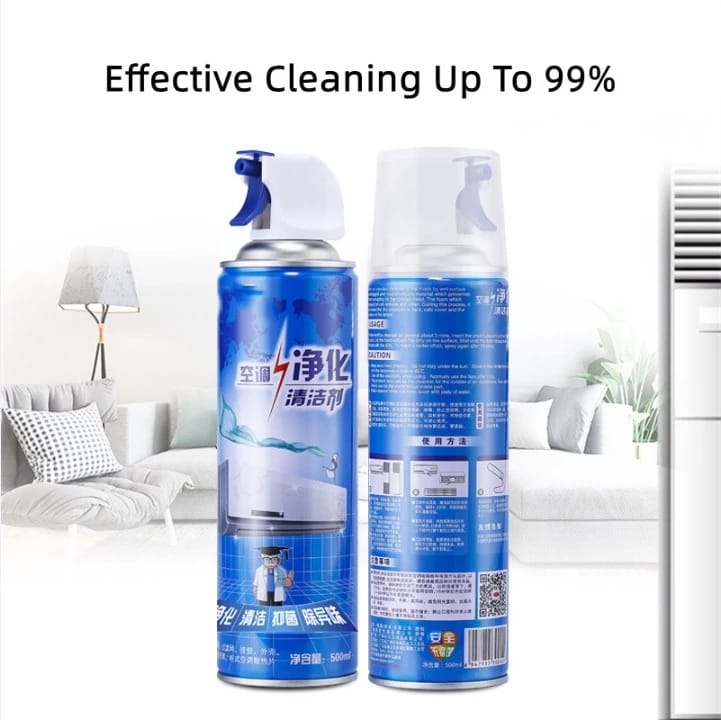 (500ML) Aircond Cleaning Kit With Aircond Cleaning Cover and Aircond ...