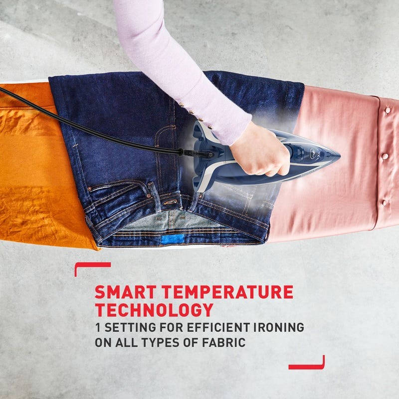 Tefal FV6872 Smart Protect Plus Smart Temperature Technology Steam Iron ...