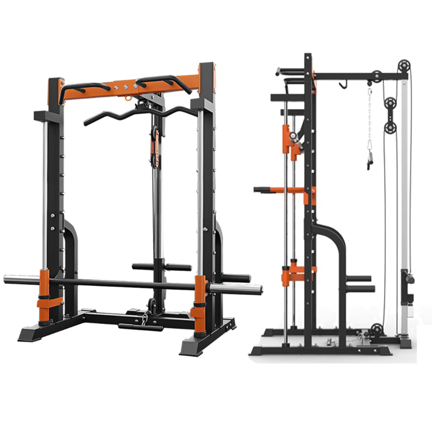 ADSports K8 Smith Machine Gym Trainer Power Cage Max Load 700KG ...