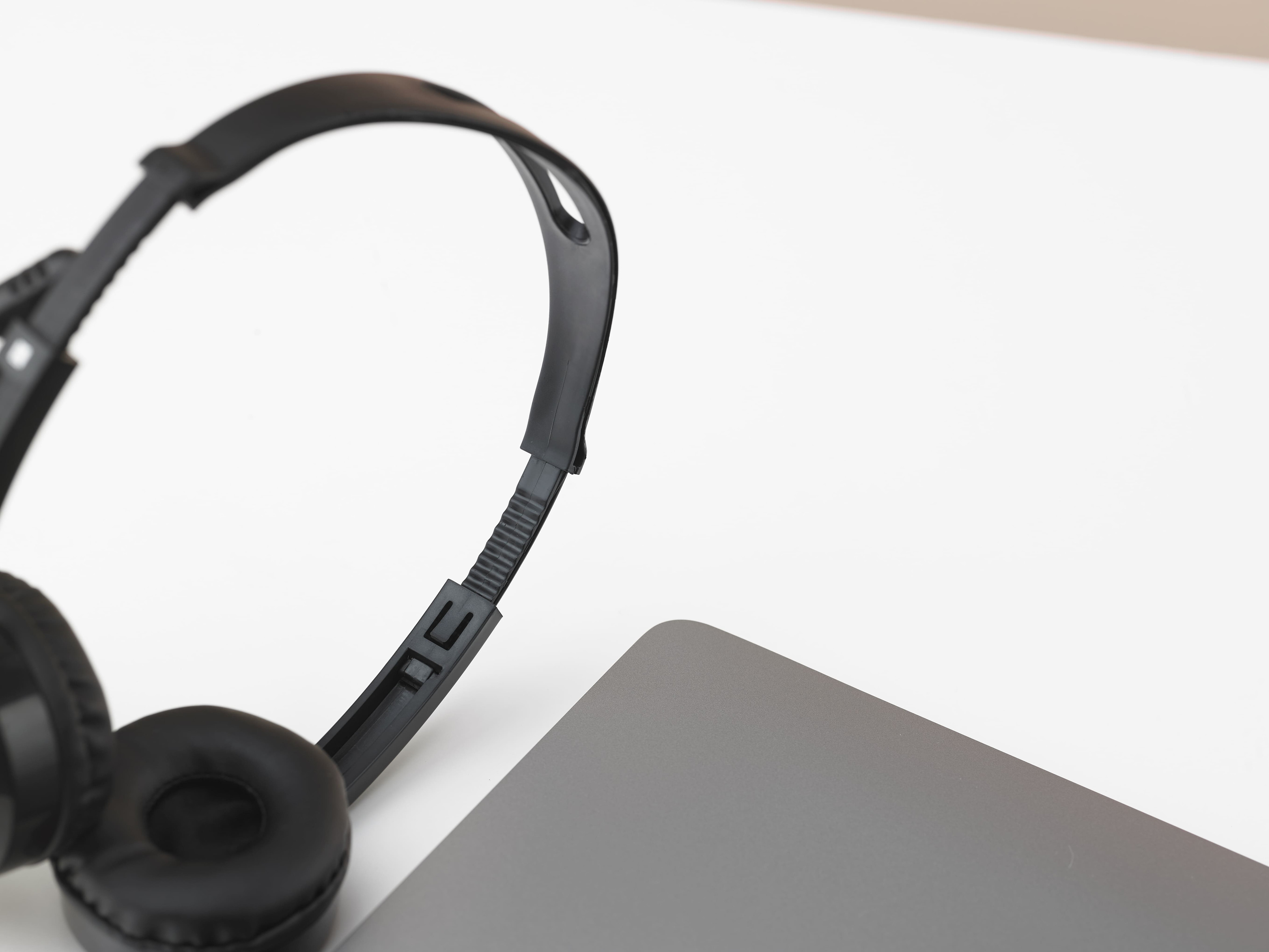 Rapoo H100 Wired Stereo Headsets with HD Voice Rotary Microphone Volume ...