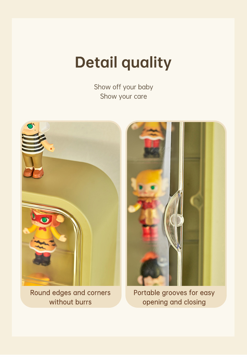 Wall Mounted Popmart Graphic Display Cabinet Blind Box Display Rack Toy ...