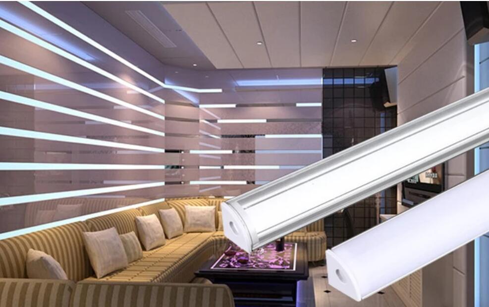 5PCS (1 Meter) LED Strip Light Aluminium V Channel Profile Track Rail ...
